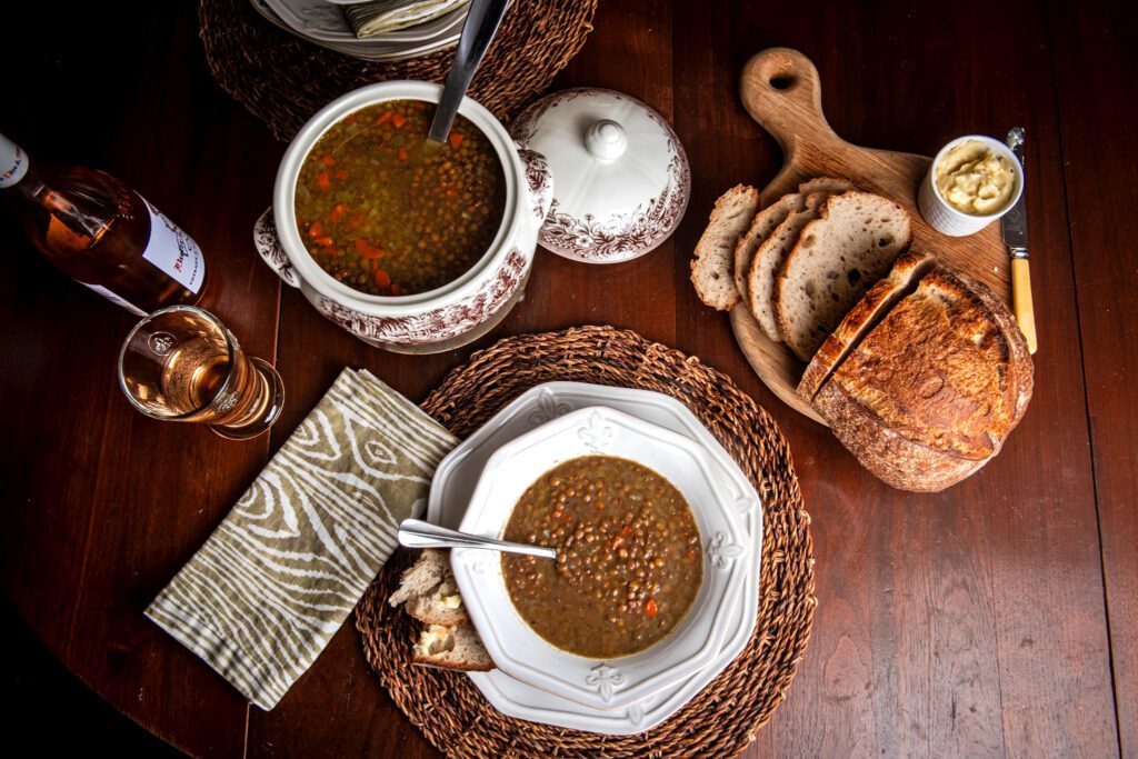 Warm cold January nights with a rustic soup rooted in French tradition ...