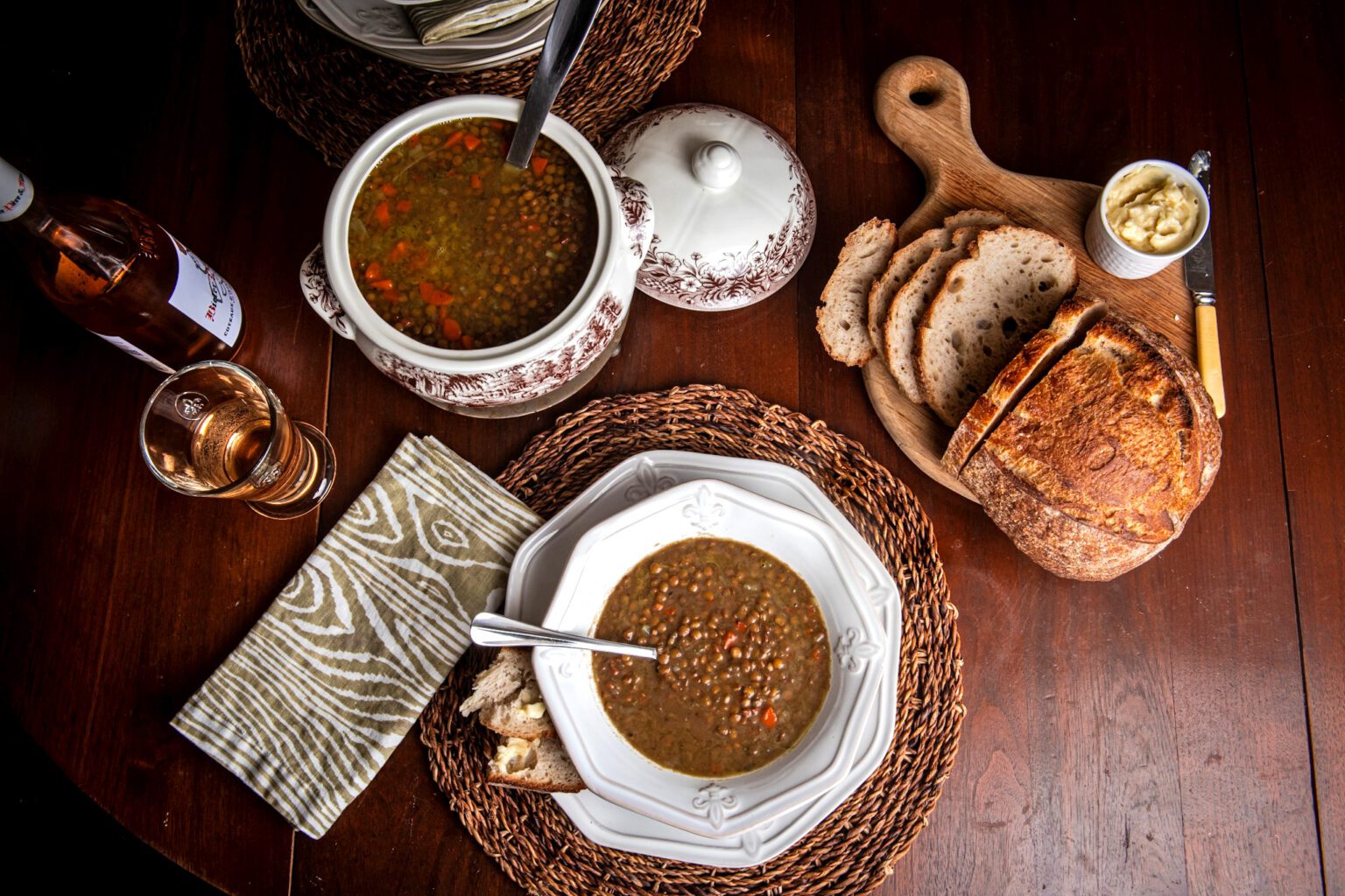 Warm cold January nights with a rustic soup rooted in French tradition ...
